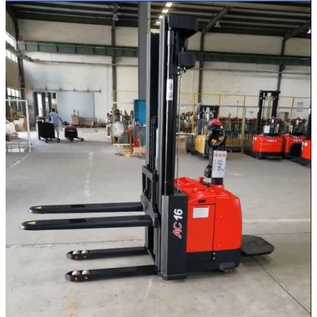 Heli CDD16 950 Electric Stacker with Triplex Mast, Free Lift and Platform